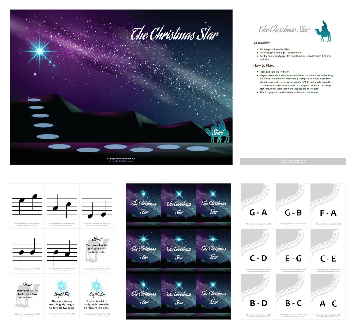 Christmas Music Reading Game – Music Teacher Resources