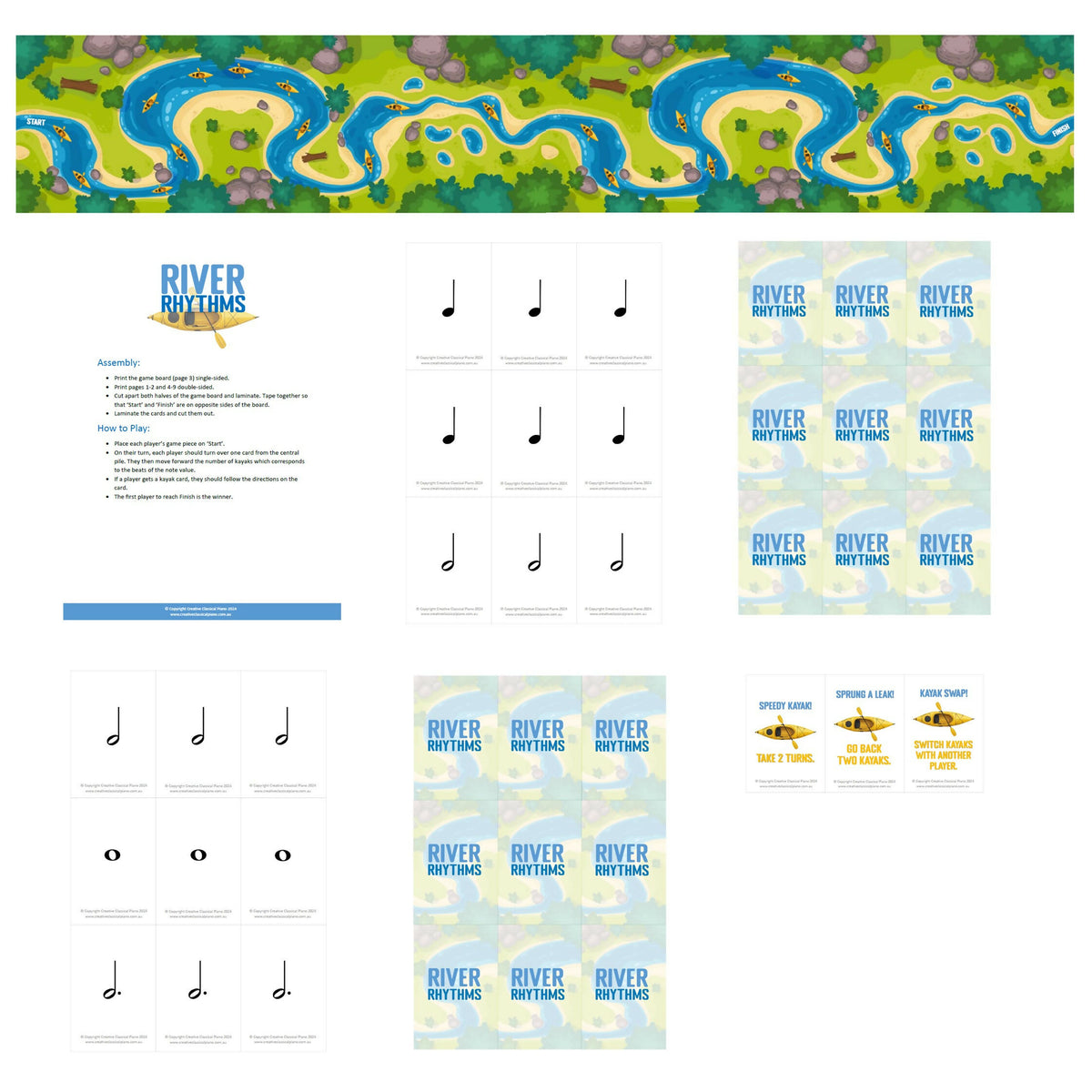 Early Beginner Board Game – Music Teacher Resources