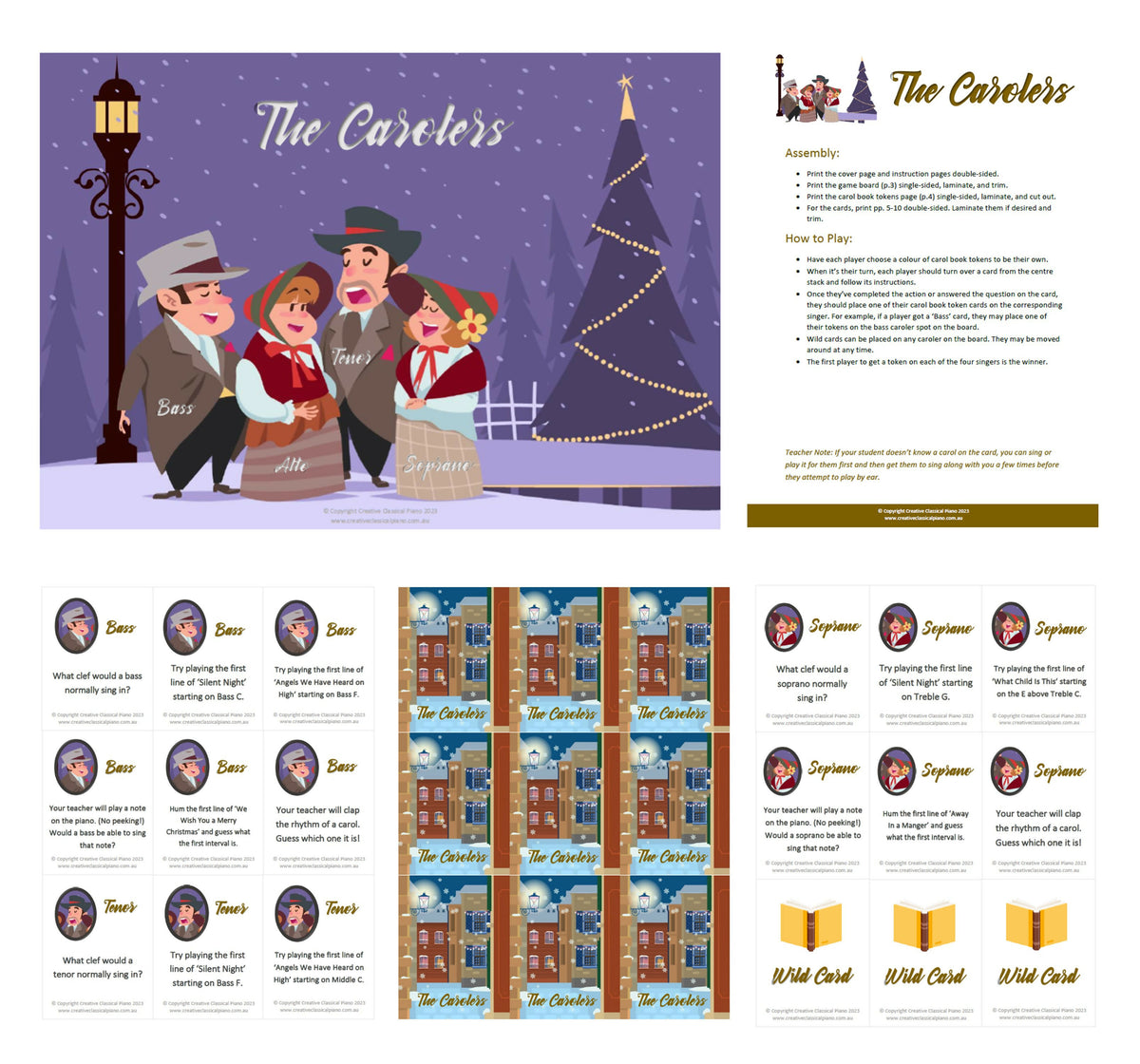 Christmas Aural Game – Music Teacher Resources
