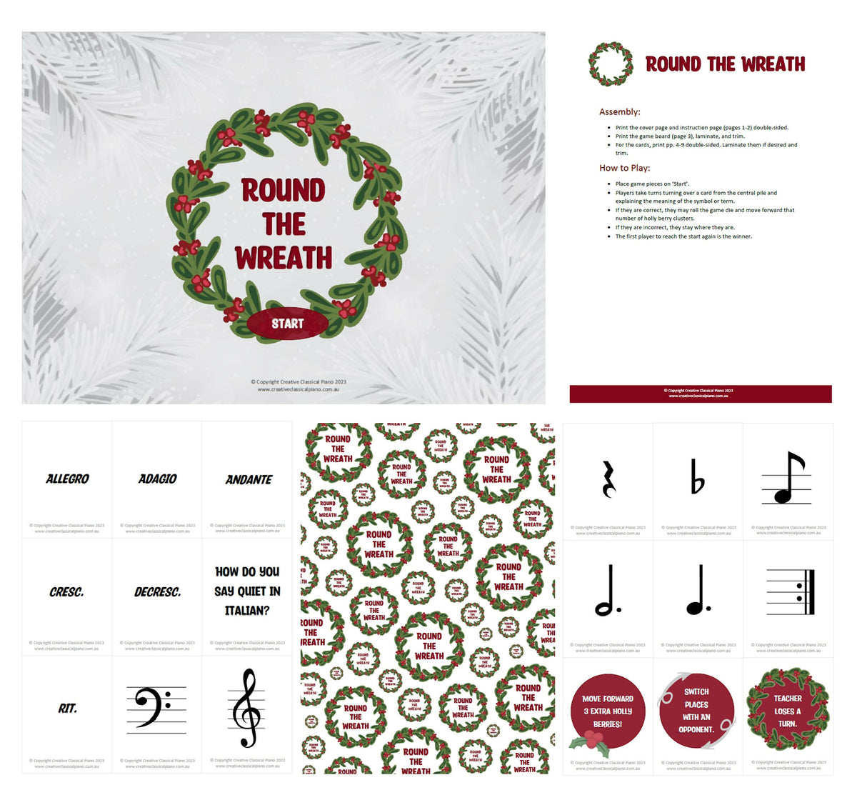Christmas Music Theory Game – Music Teacher Resources