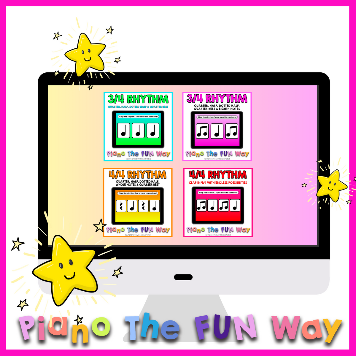 Bundle: Rhythm Bundle (Clapping in 3/4 and 4/4) – Music Teacher Resources