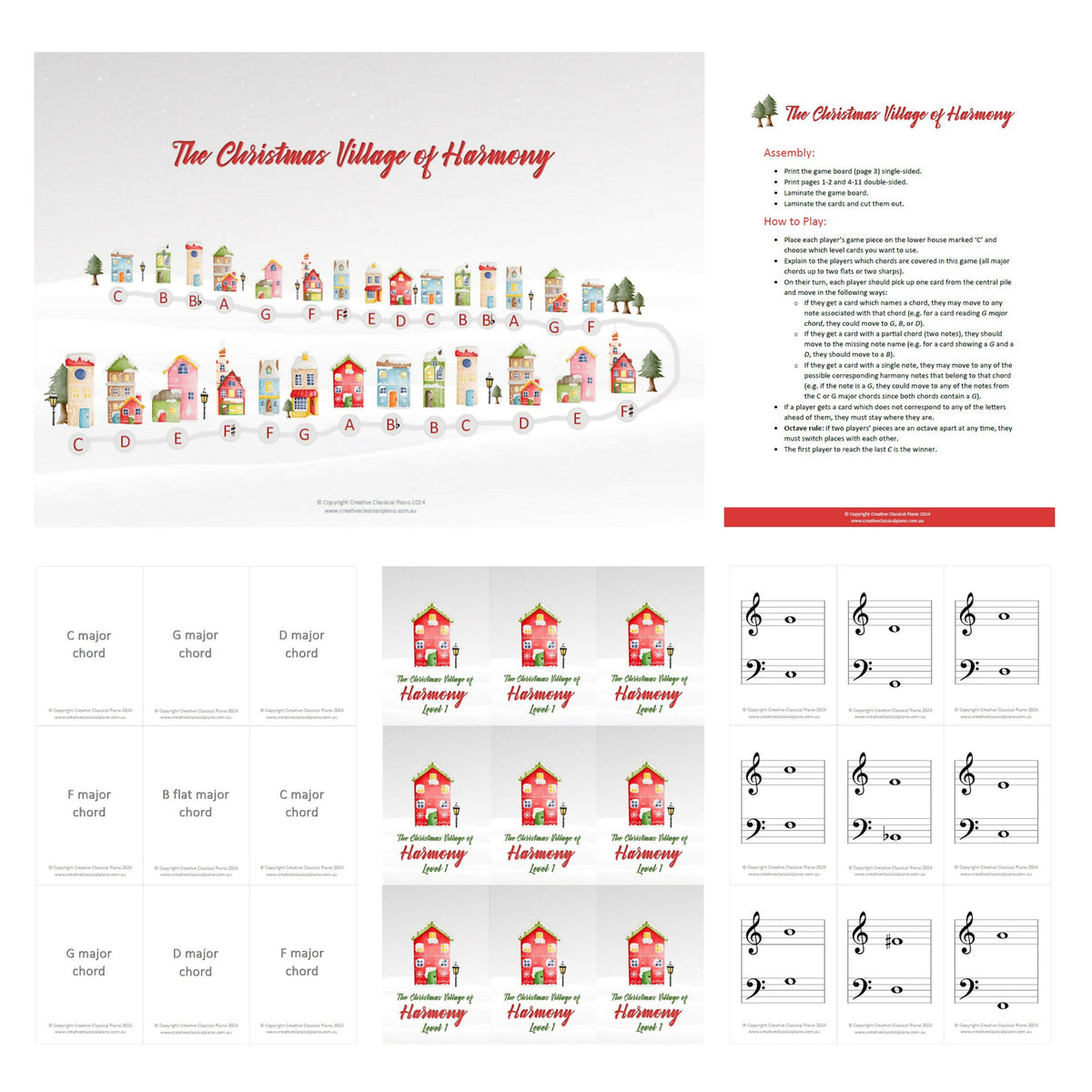 Christmas Early Intermediate Game – Music Teacher Resources