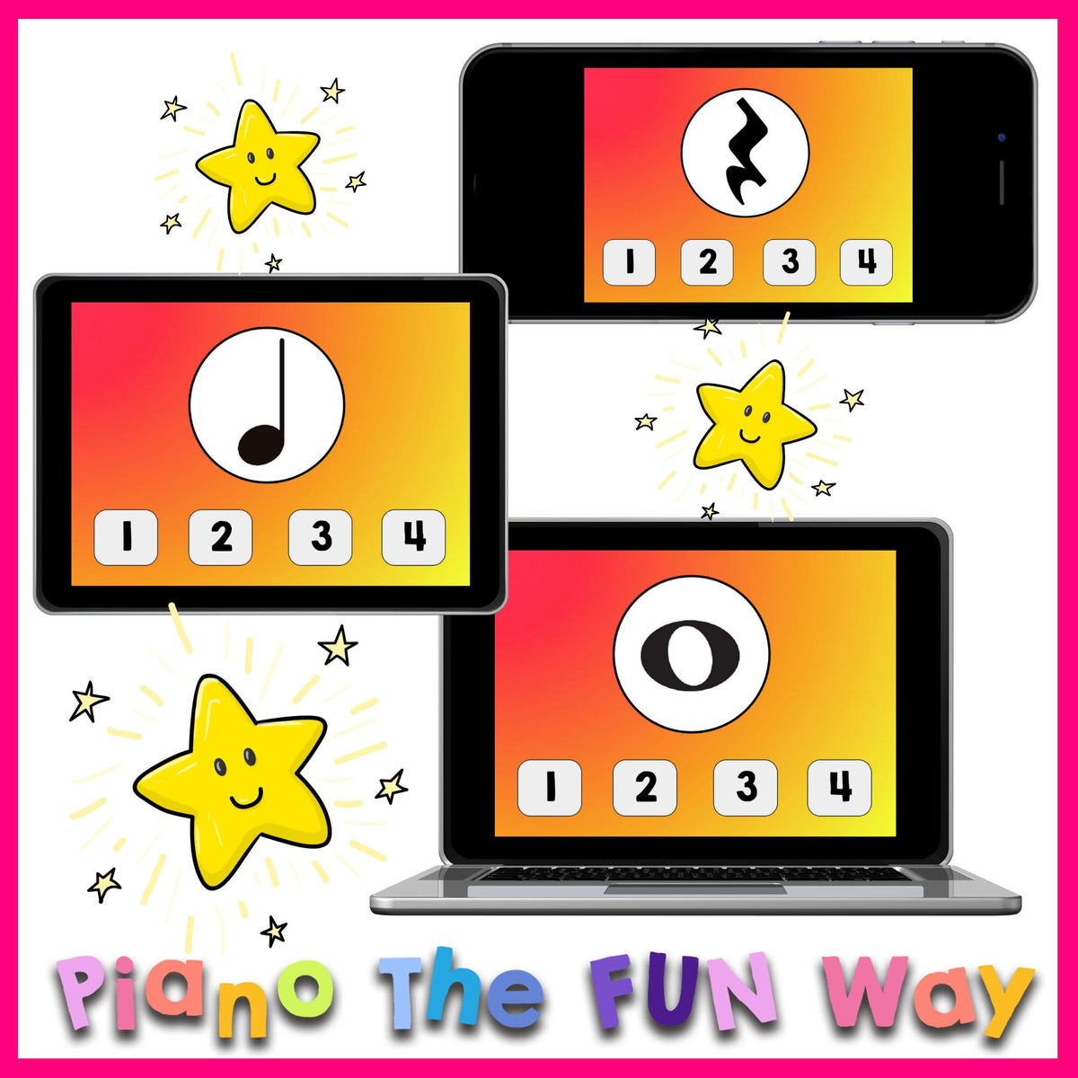 Boom Cards: Simple Rhythms (What's Their Value) – Music Teacher Resources