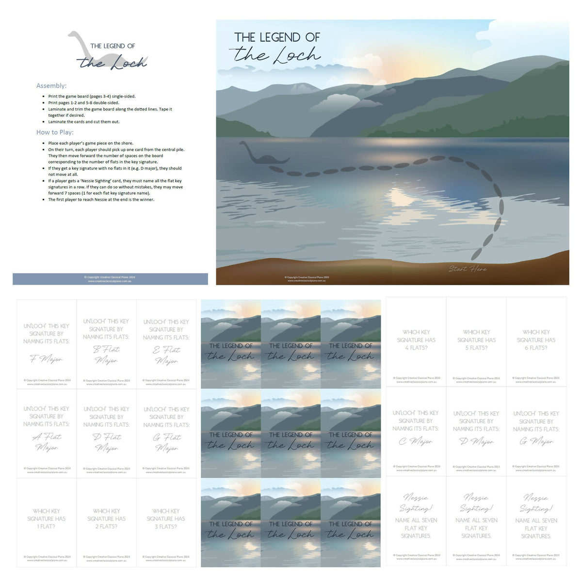 Landmark Note Game for Beginners – Music Teacher Resources