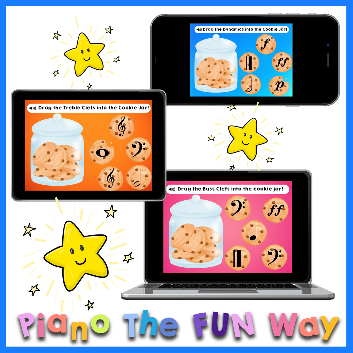 Boom Card: Musical Terms 1 (Cookie Jar w/ Crotchet, Minim, Semibreve ...