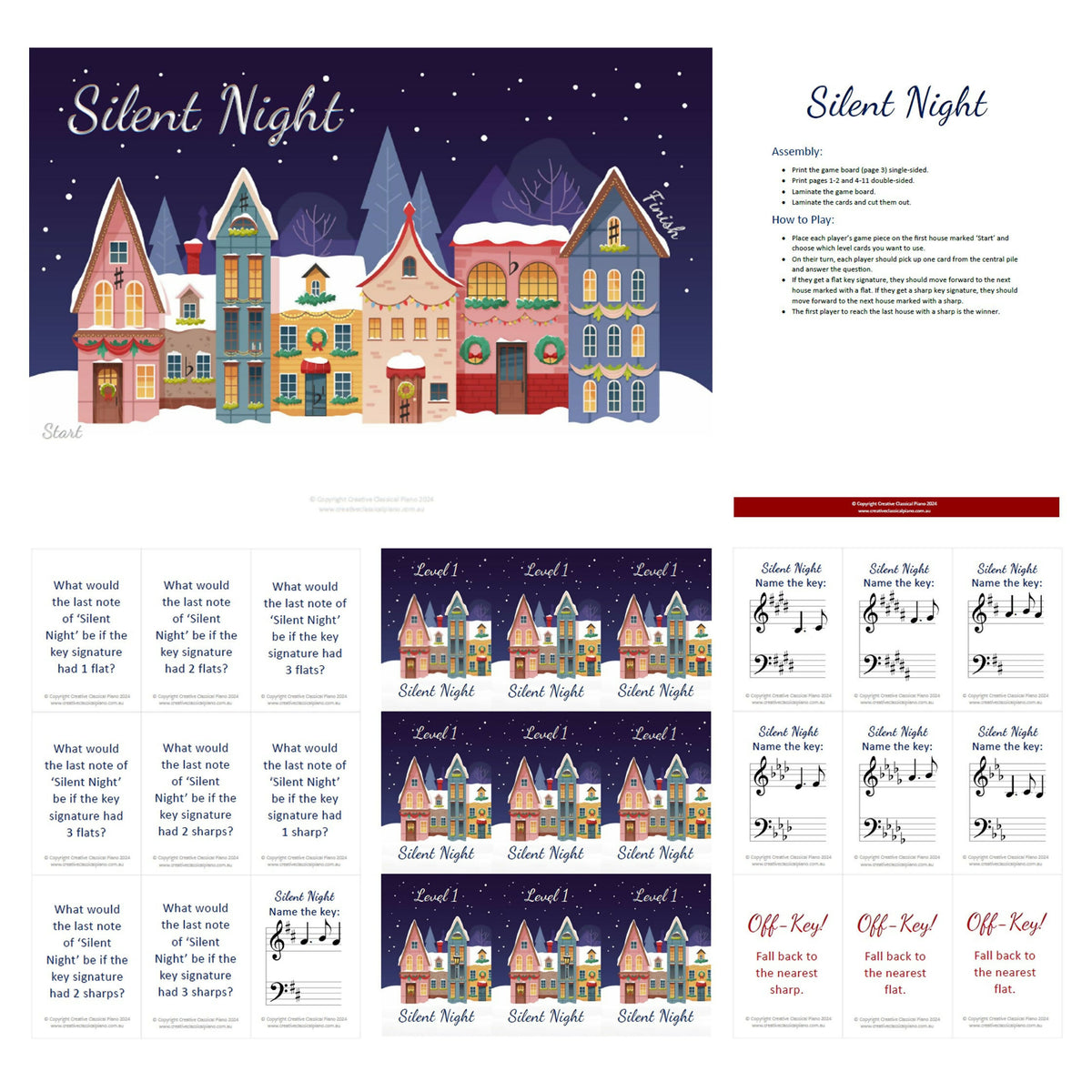 Christmas Key Signature Game – Music Teacher Resources