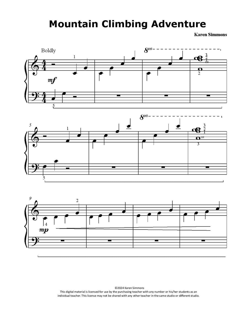 Mountain Climbing Adventure – Music Teacher Resources