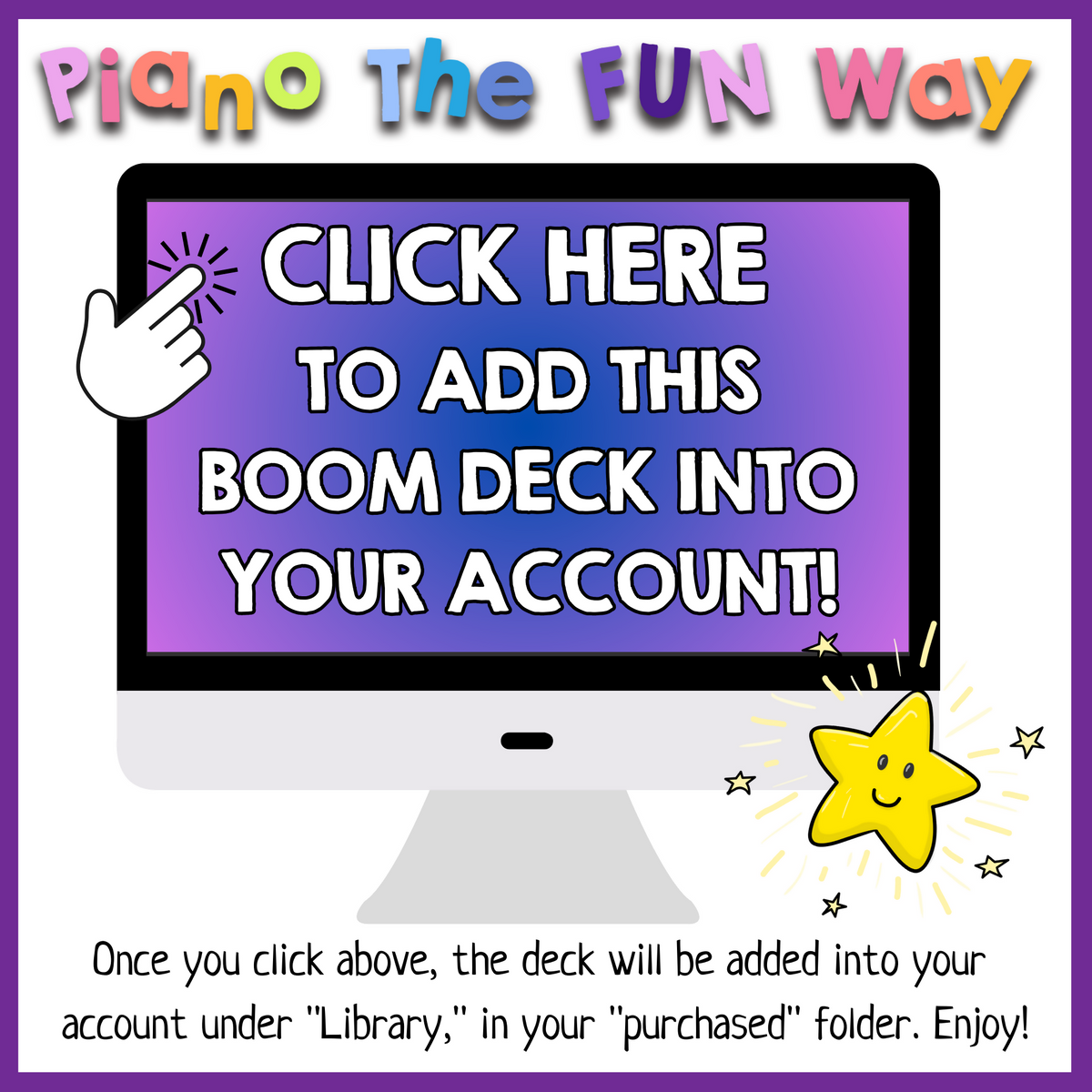 Boom Card: Right Hand Finger Numbers- Steps/Skips, Up/Down, (Star ...