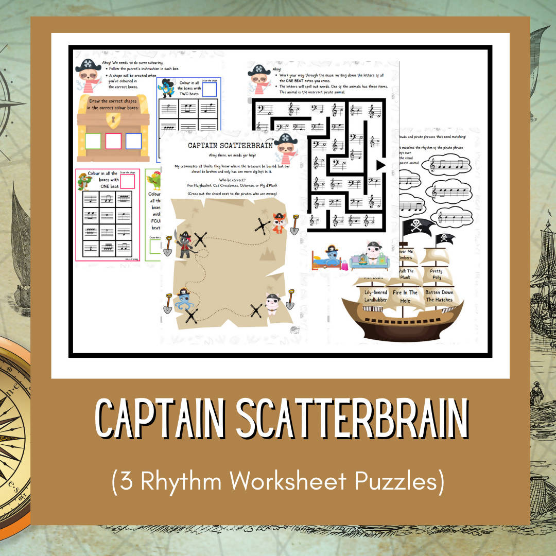 Rhythm Bundle (Pirate Themed) – Music Teacher Resources