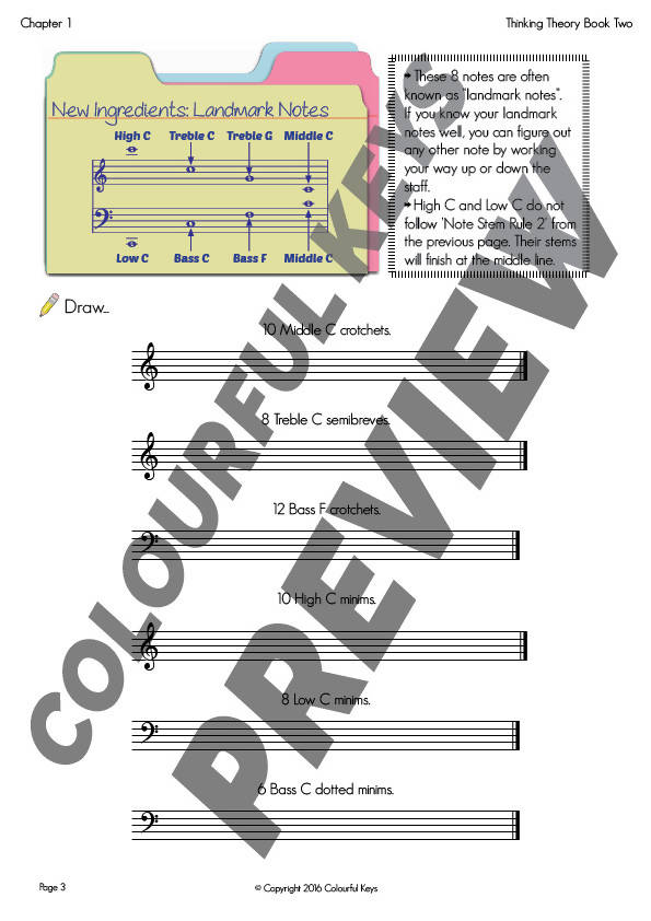 International Version: Thinking Theory Book Two – Reproducible Music T ...