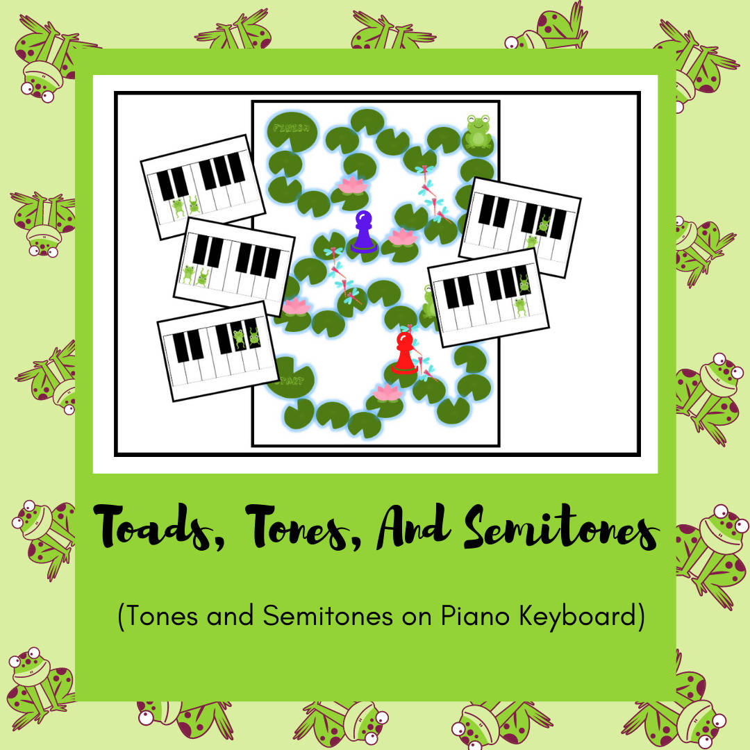 Toads, Tones, and Semitones | Tones And Semitones Identification Game ...