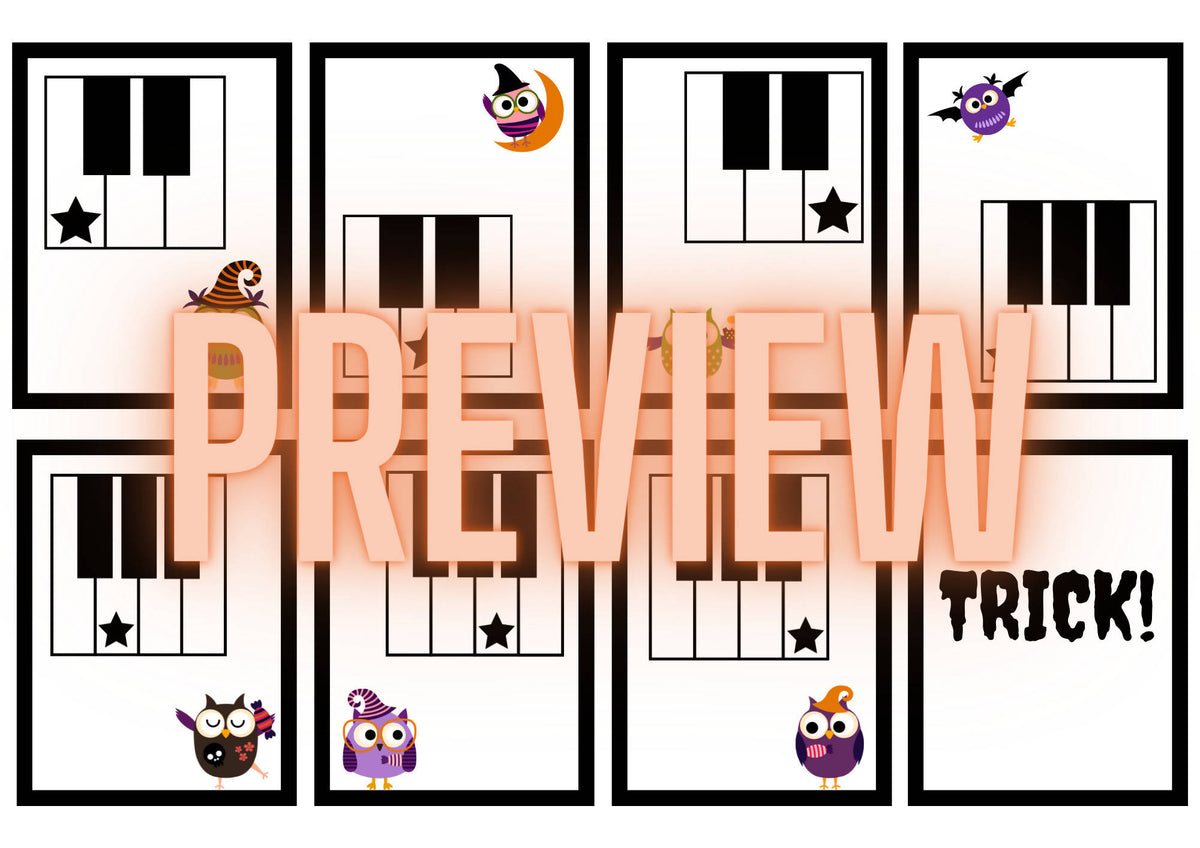 Trick! | Halloween Note Reading Game – Music Teacher Resources