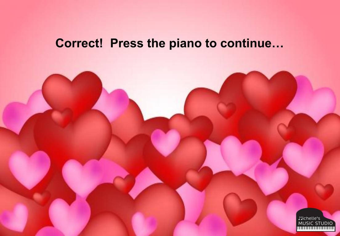 Valentine's Treble Clef Digital Game – Music Teacher Resources