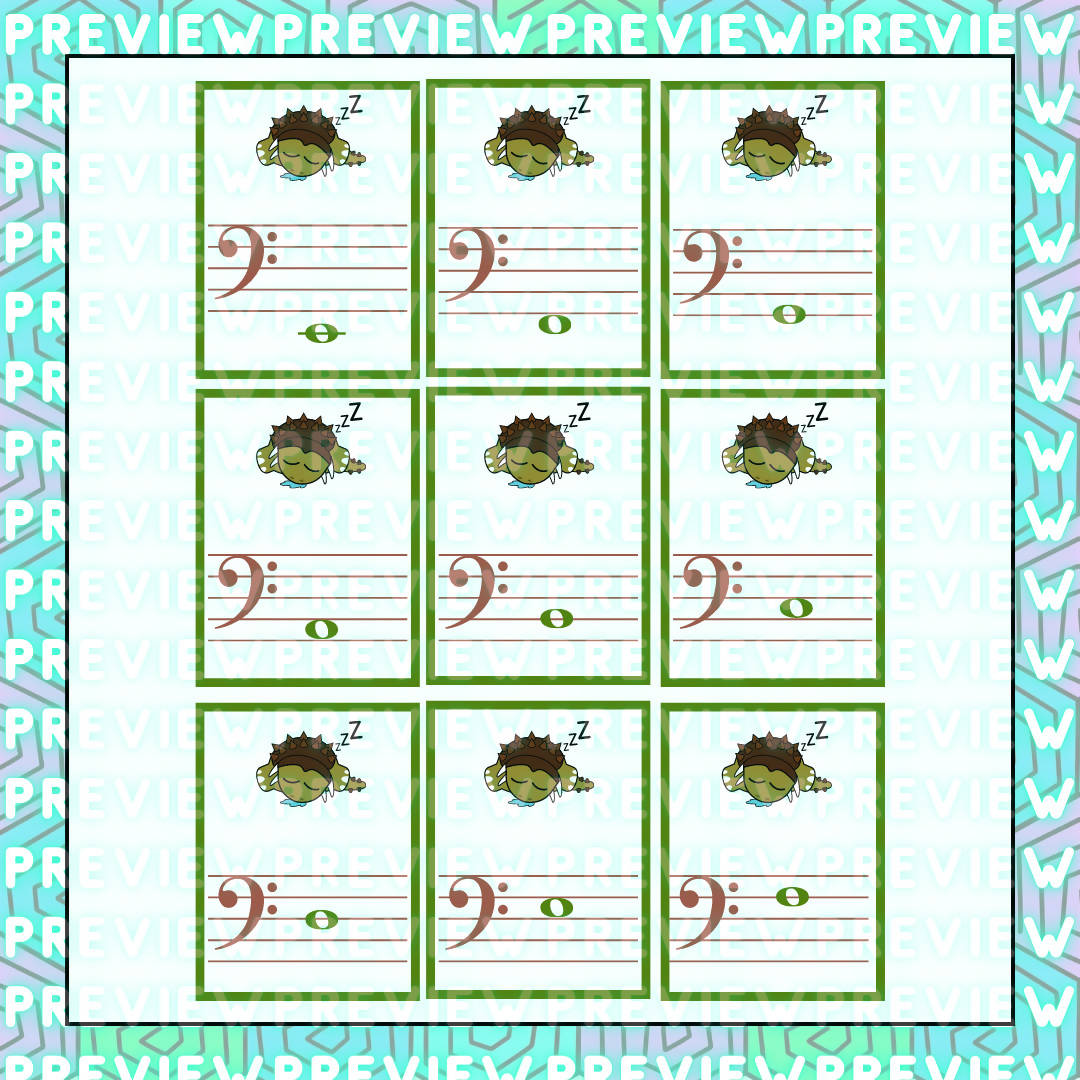 Tall Dinos, Snoring Dinos | Bass Clef Note Reading Game – Music Teacher ...