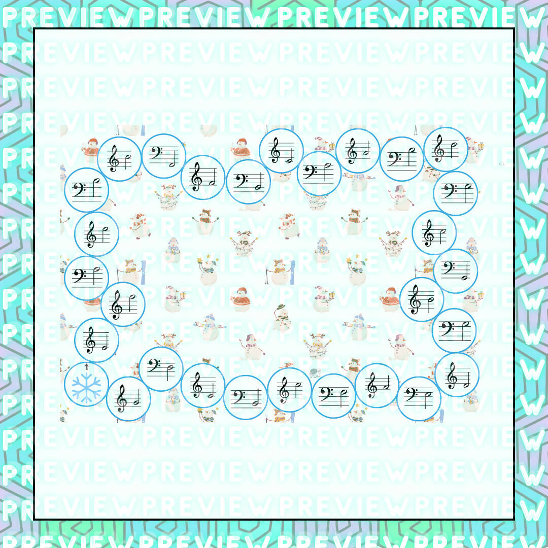 Build A Snowman | Note Reading Winter & Christmas Game – Music Teacher ...