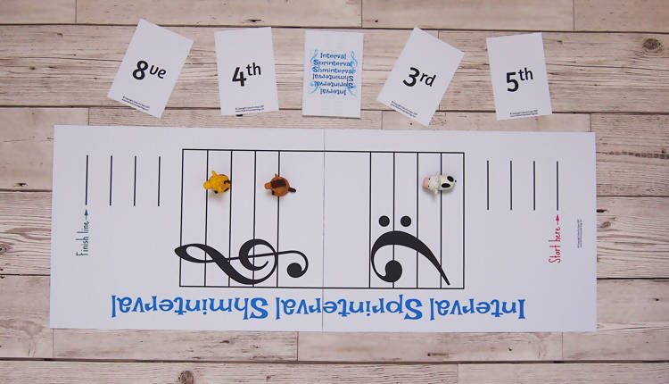 Music Theory Interval Practice Game – Interval Sprinterval Shminterval ...