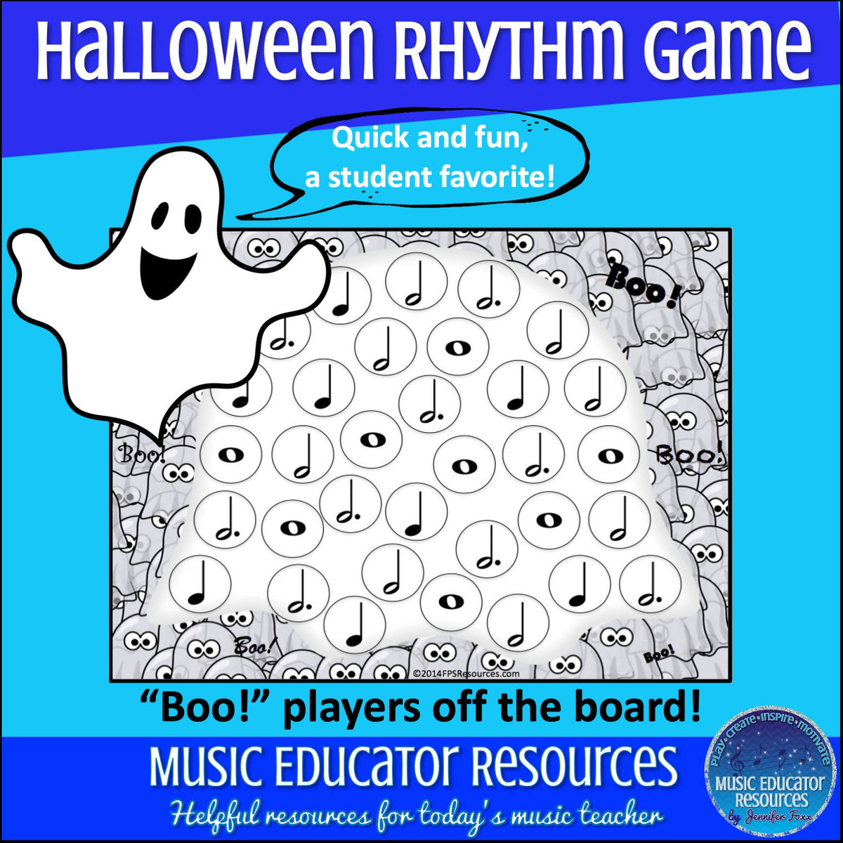 Boo! Halloween Rhythm Game – Music Teacher Resources