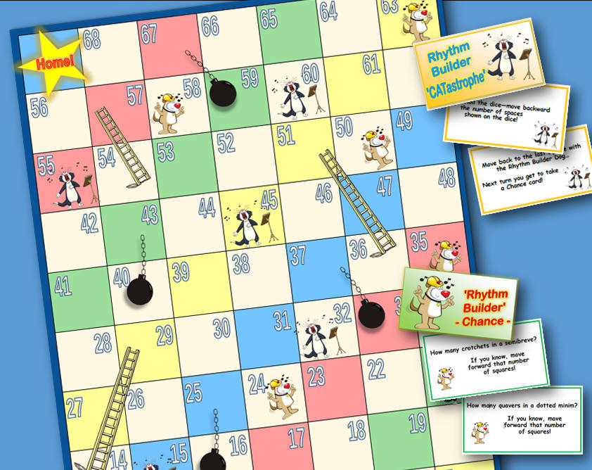 Rhythm Builder Board Game - extension kit – Music Teacher Resources