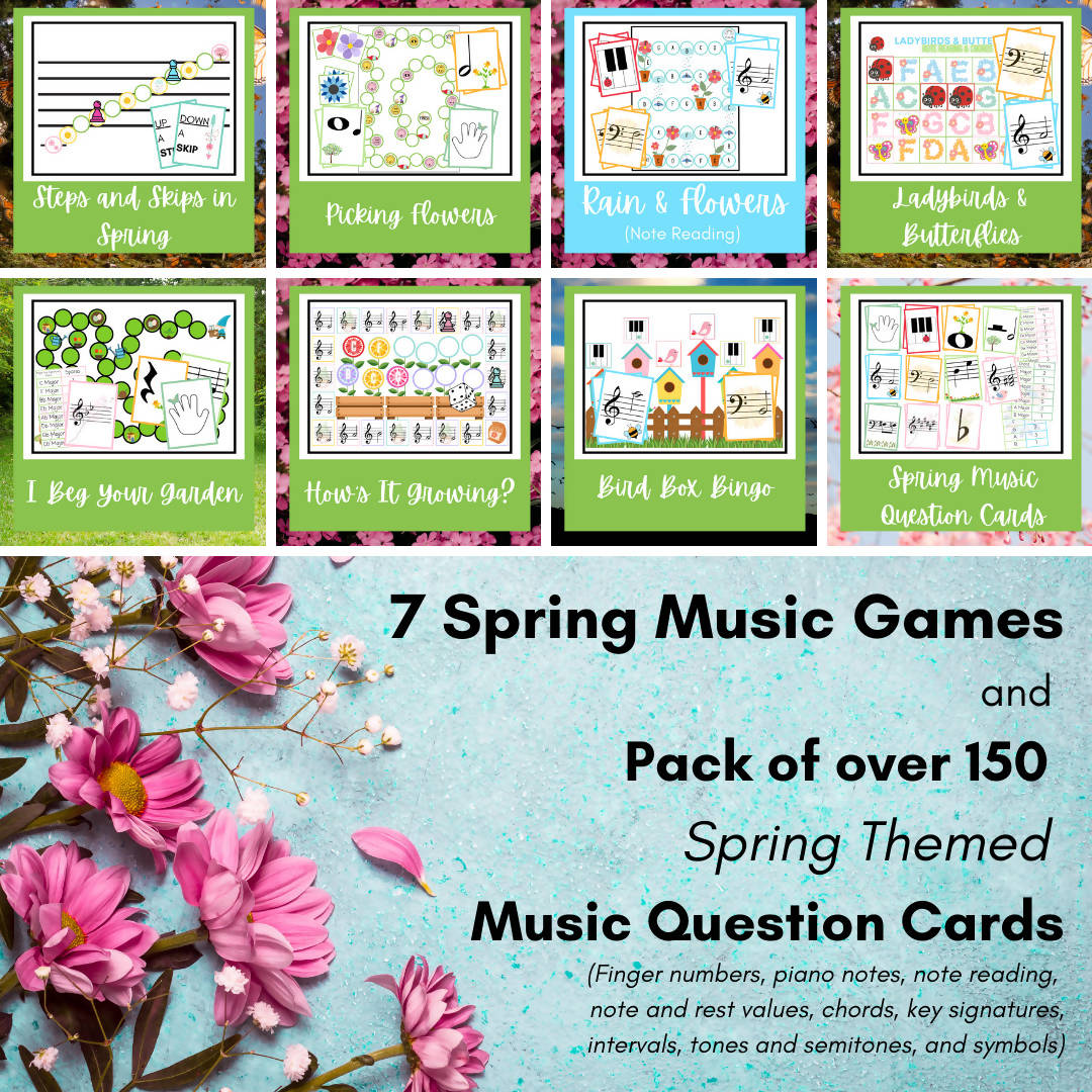 7 Multi-Level Spring Music Games (2022 Version) | Music Theory for ...