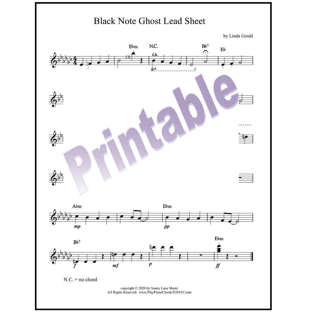 Halloween Lead Sheets – Music Teacher Resources