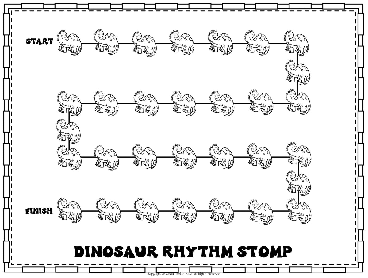 Dinosaur Rhythm Stomp – Music Teacher Resources
