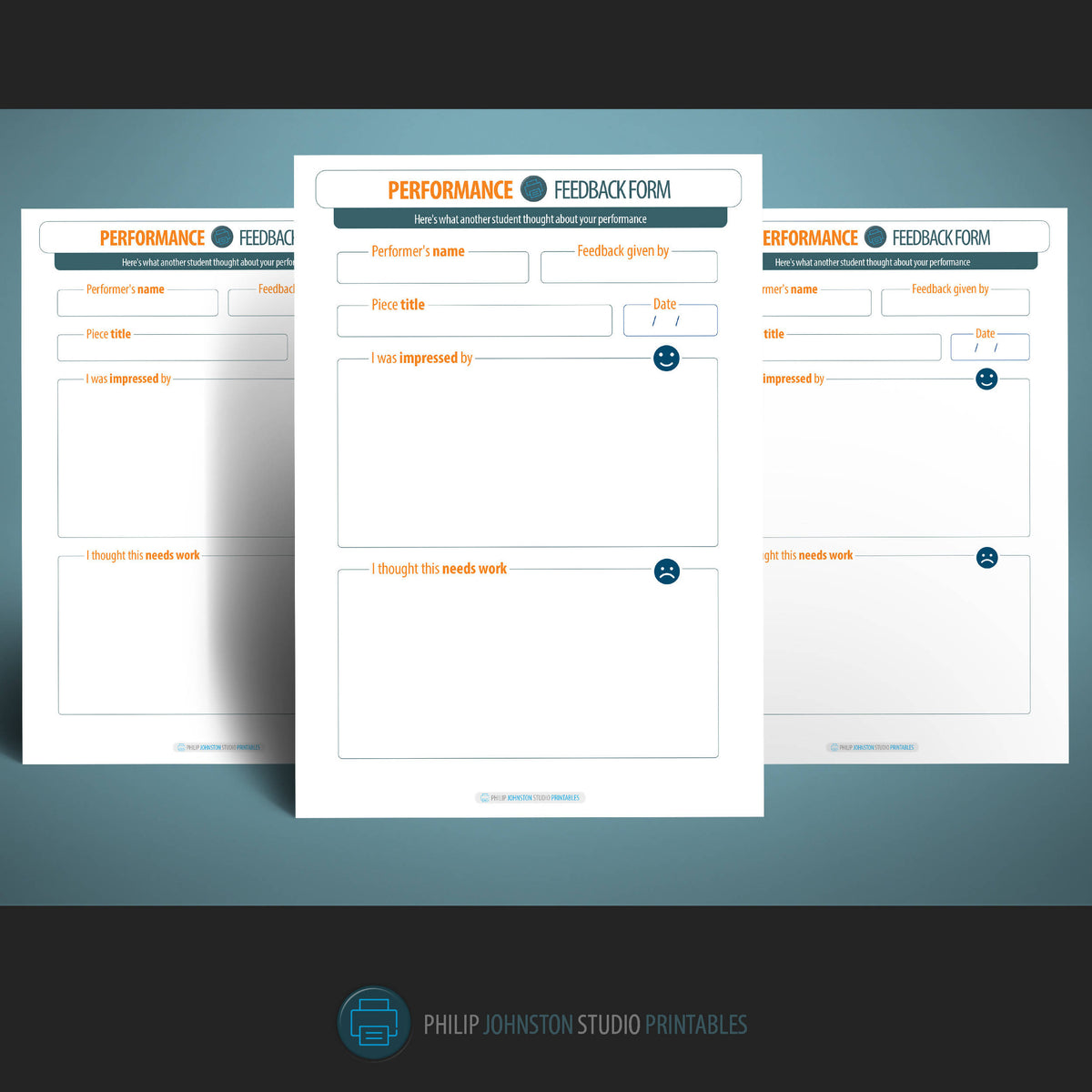 Performance Feedback Forms – Music Teacher Resources