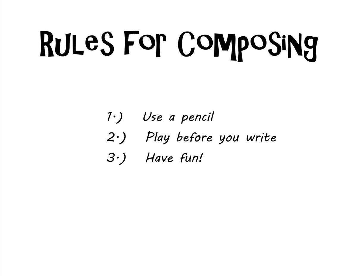 My First Compositions - Chapter 2 - composing for young beginners ...