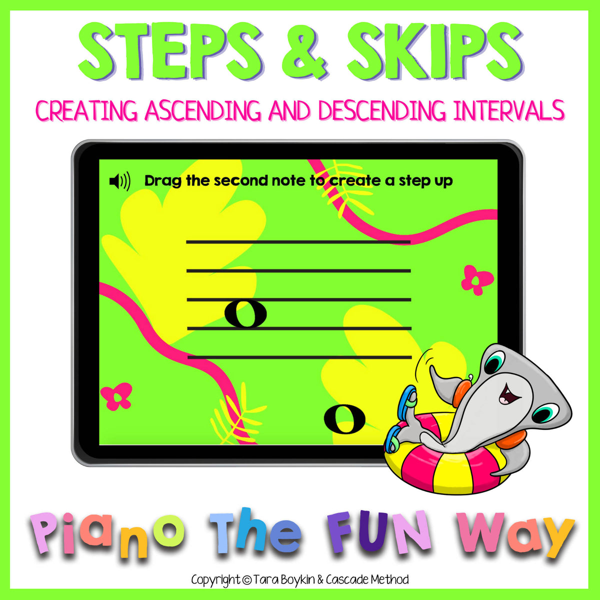 Boom Cards - Steps and Skips (Manually Up and Down) – Music Teacher ...