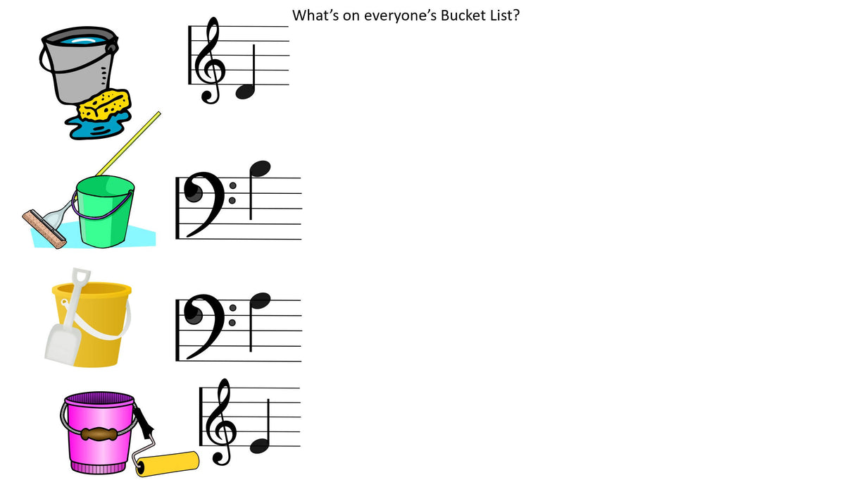 Bucket List Fun Music Buddies – Music Teacher Resources