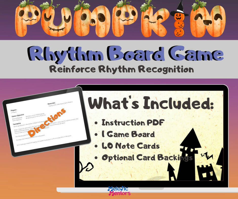 Pumpkin Rhythms Board Game – Music Teacher Resources