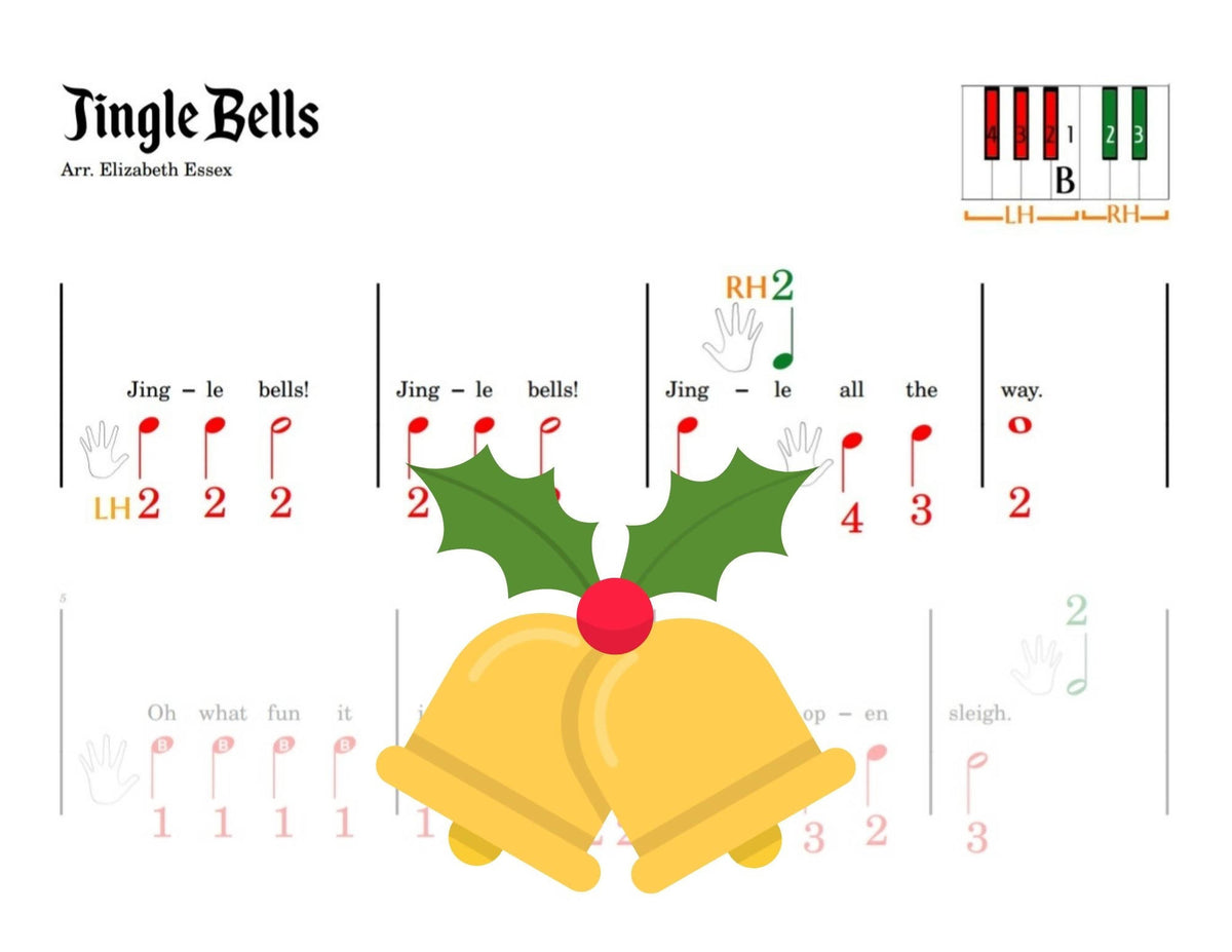 Jingle Bells - Preschool to Primer Combo (4 Levels) – Music Teacher ...