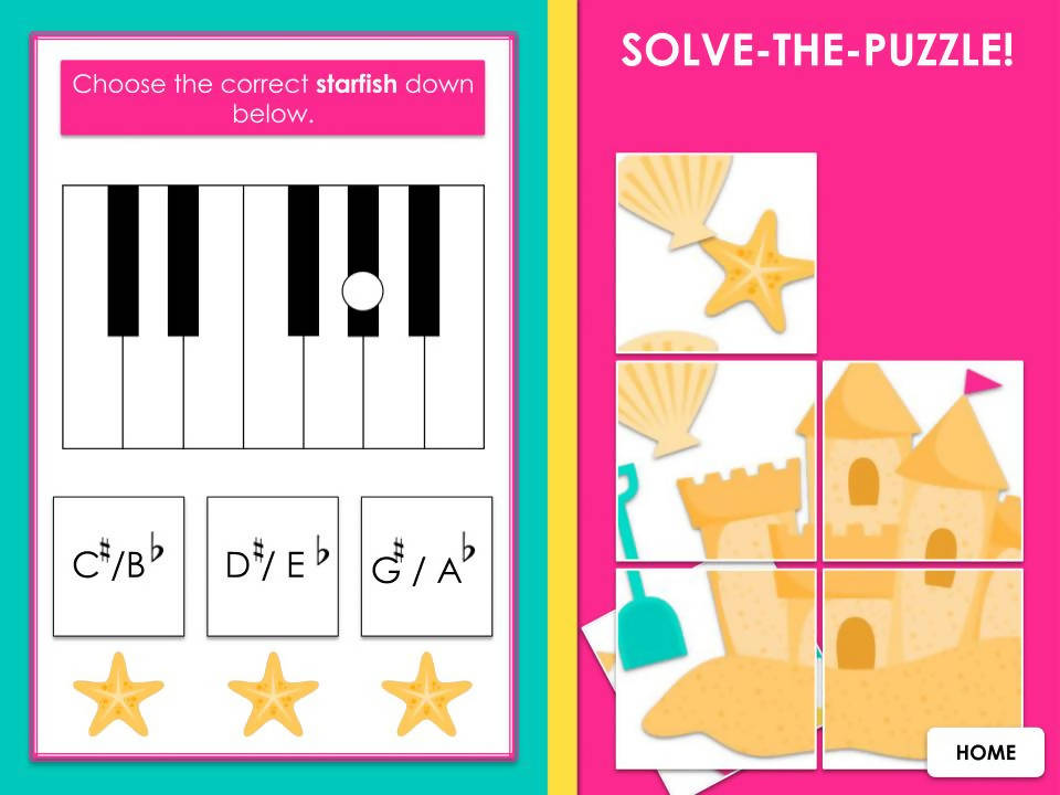 At the Beach | Piano Keyboard 2: Accidentals | Interactive Digital Mus ...
