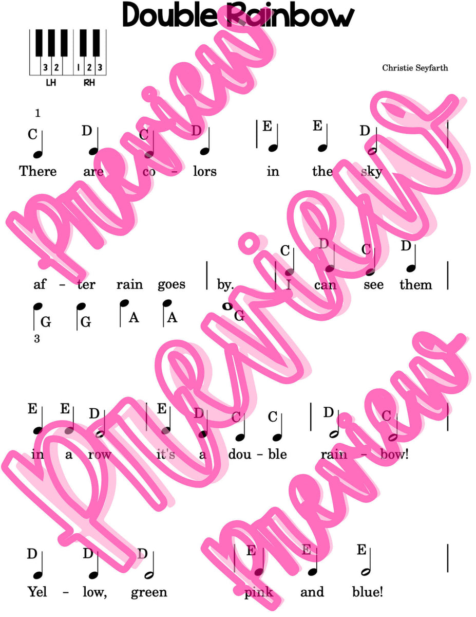 Double Rainbow | Early Elementary Solo – Music Teacher Resources