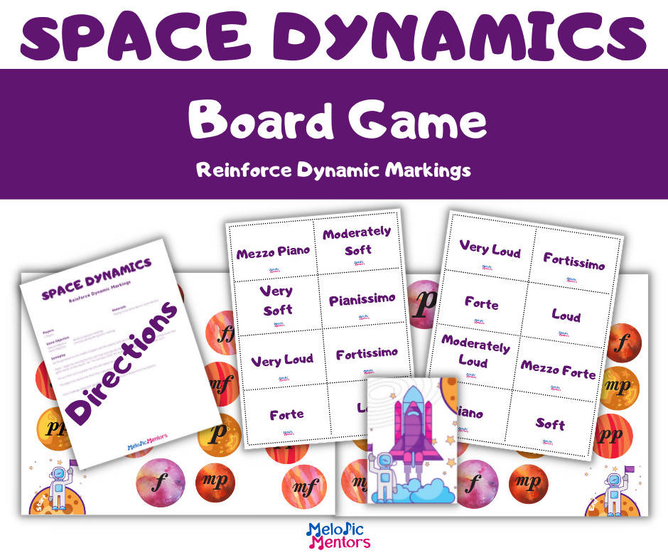 Space Dynamics Board Game – Music Teacher Resources