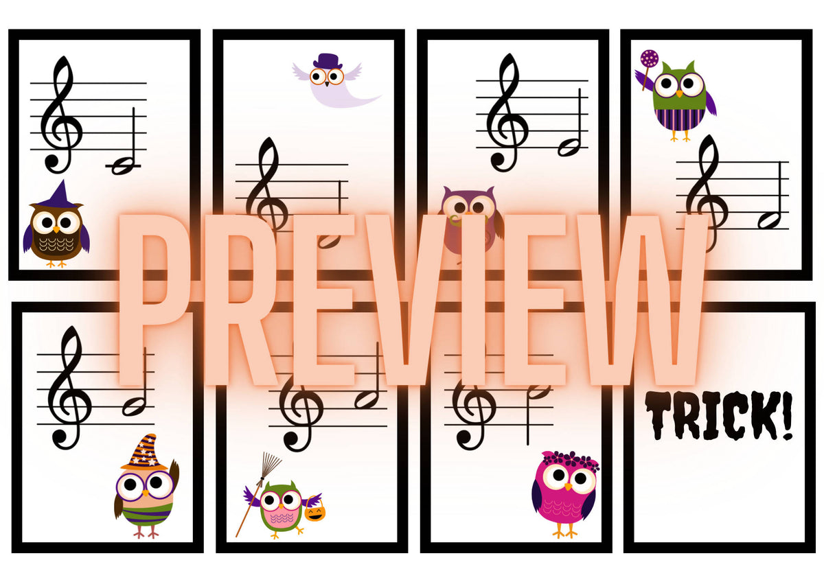 Trick! | Halloween Note Reading Game – Music Teacher Resources