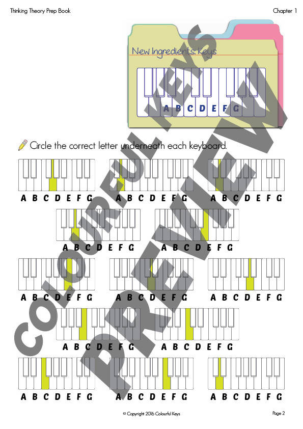 US Version: Thinking Theory Book Prep Book – Reproducible Music Theory ...
