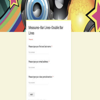 Google Classroom DIGITAL Music Theory Lesson 6: Measures, Bar Lines, a ...