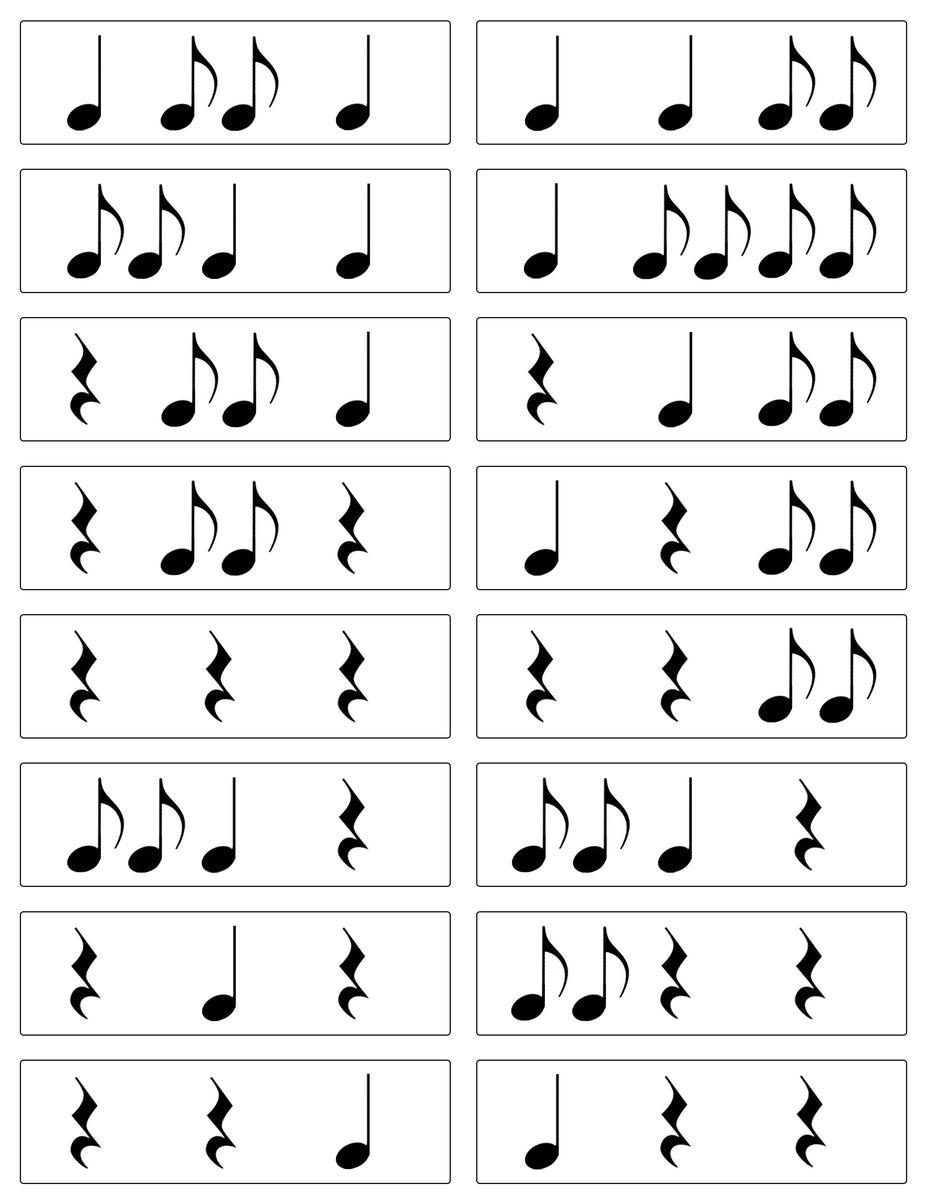 Rhythm Strips in 3/4 – Music Teacher Resources