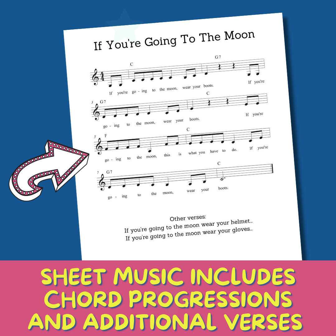 Sun, Moon, Stars, and Space Music Lesson Plan (Grades PreK - 2) – Music ...