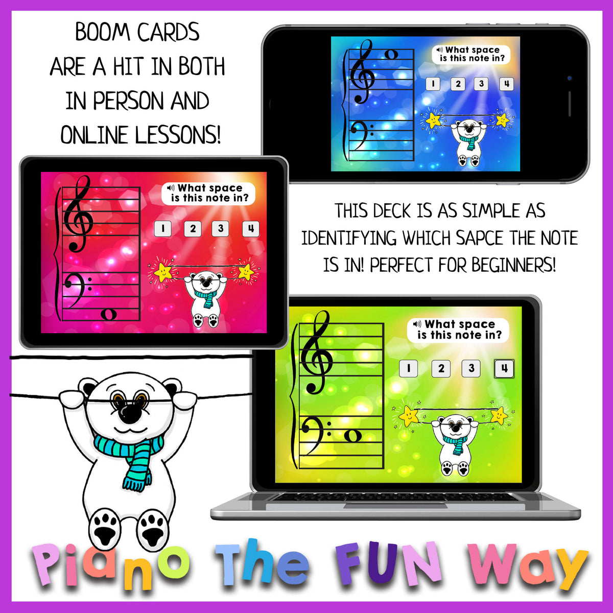 Boom Cards - Space Notes – Music Teacher Resources