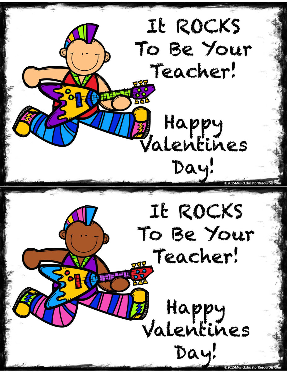 Rock Star Valentines – Music Teacher Resources