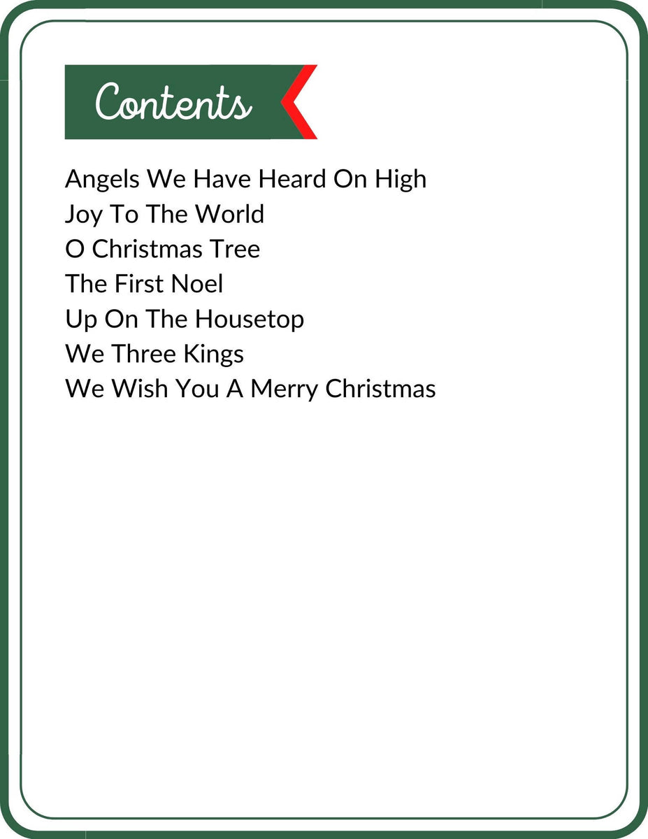 "Middle C Success - Christmas Edition" Beginner Piano Sheet Music (Stu ...