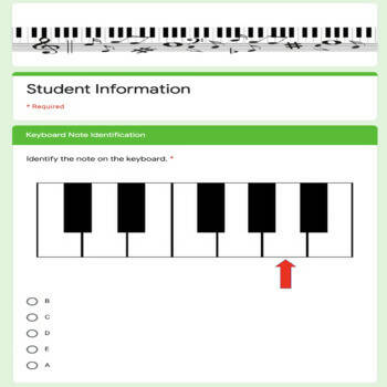 Digital Music Theory Test Accidentals – Music Teacher Resources
