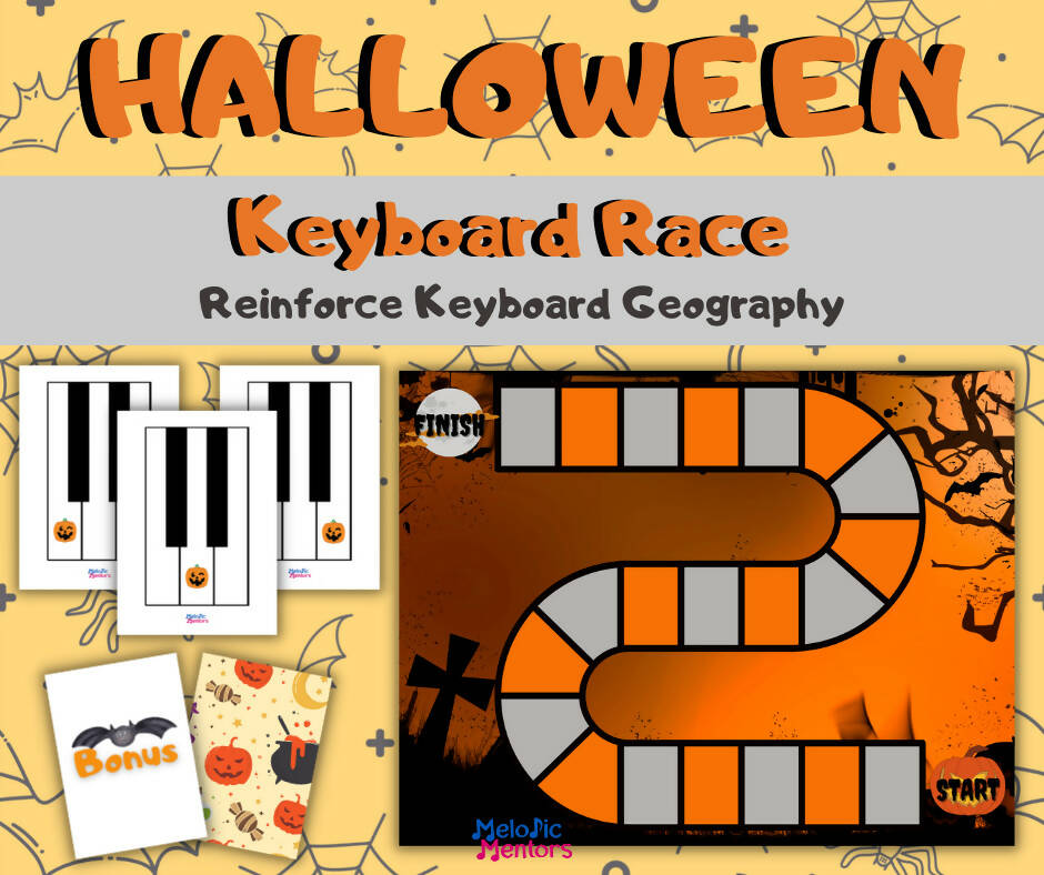 Halloween Keyboard Race – Music Teacher Resources