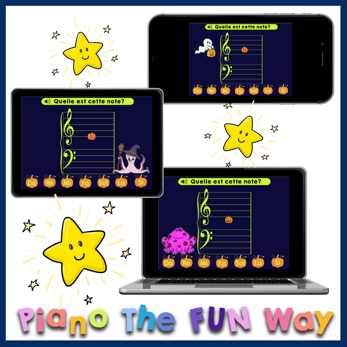 Boom Cards: Solfège Niveau 1 (Thème Halloween) – Music Teacher Resources