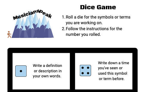 MusiciansPeak Dice Game – Music Teacher Resources