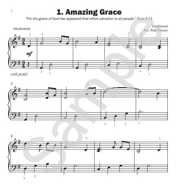 Piano solo hymn arrangements for late beginners. – Music Teacher Resources