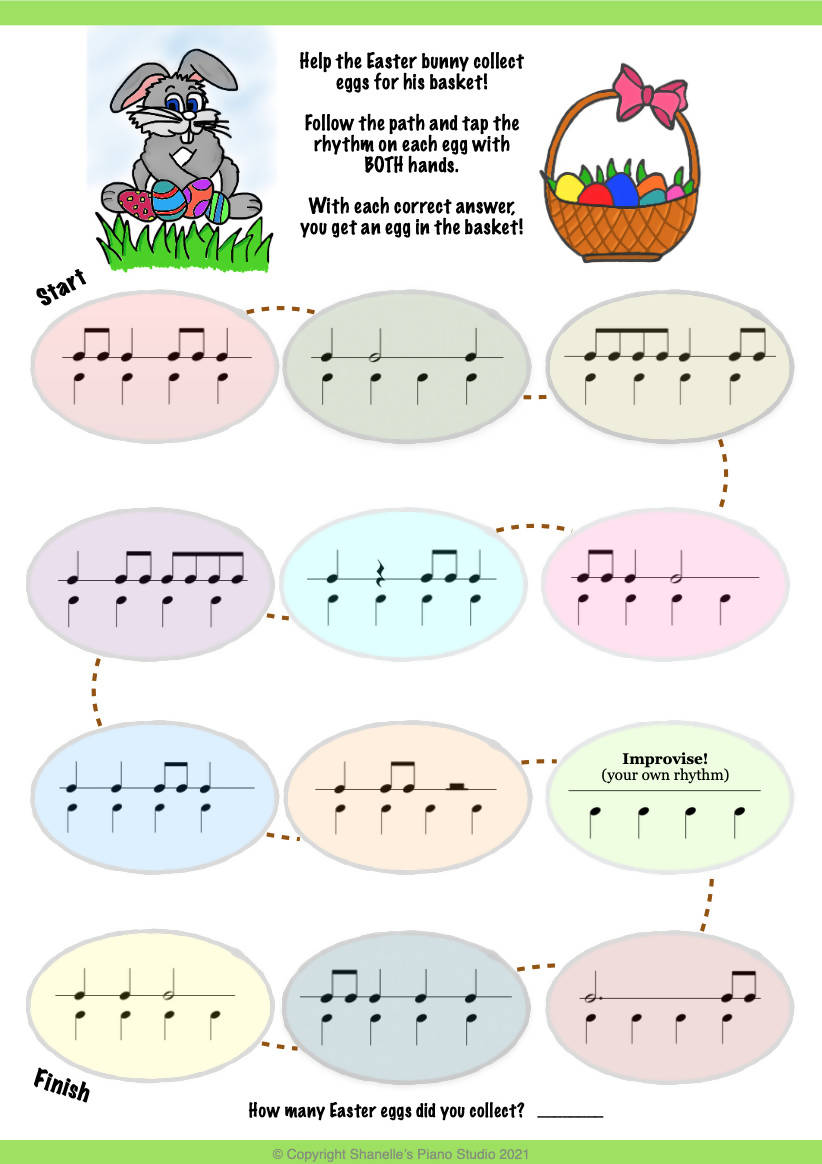 Easter Bunny Rhythms – Music Teacher Resources