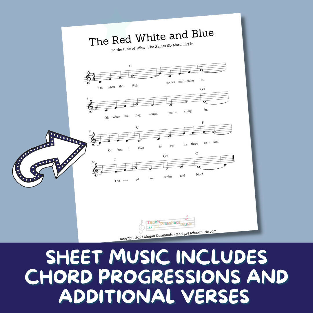 Music Lesson Plan | Patriotic America USA | Movement and Musical Activ ...