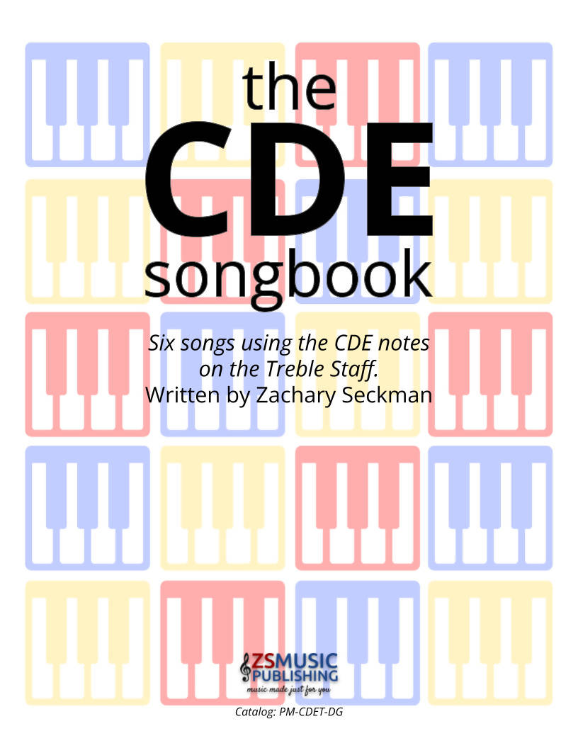 The CDE Songbook - Songs in TREBLE CLEF – Music Teacher Resources